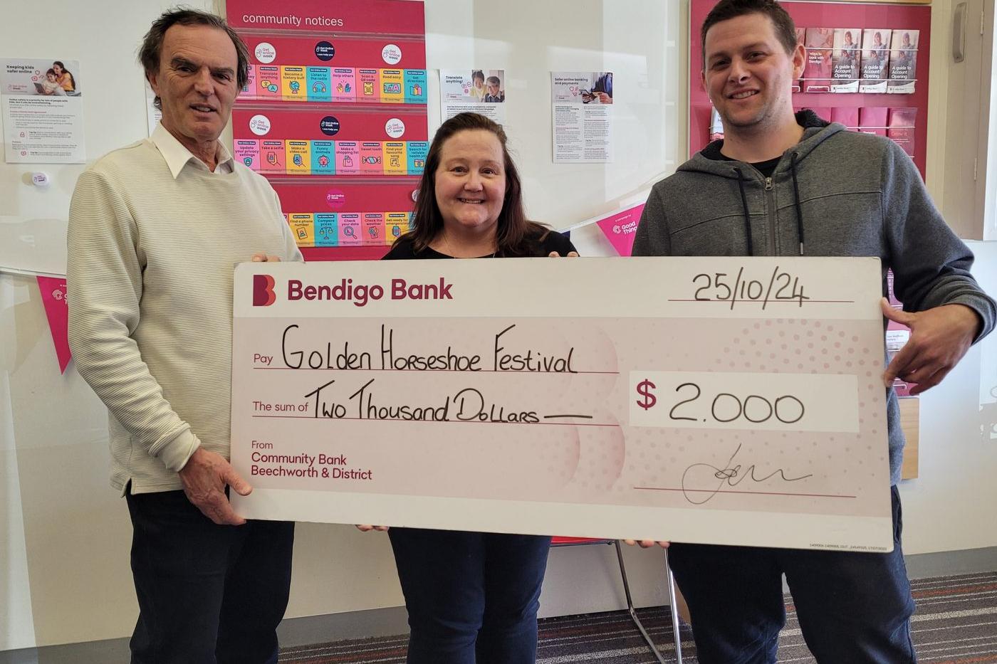 Helping hand for Golden Horseshoes Festival