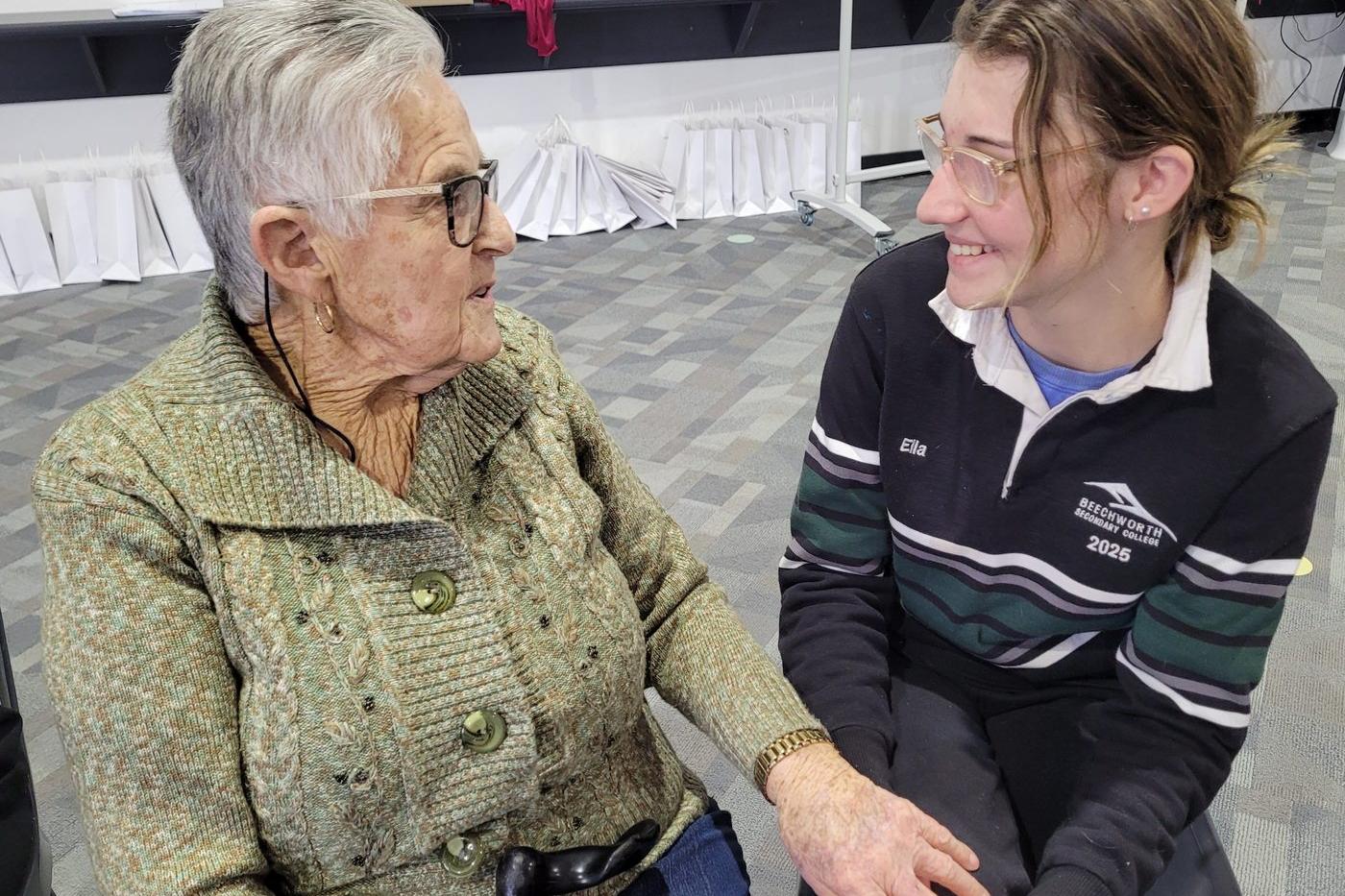 Weekly program connecting generations